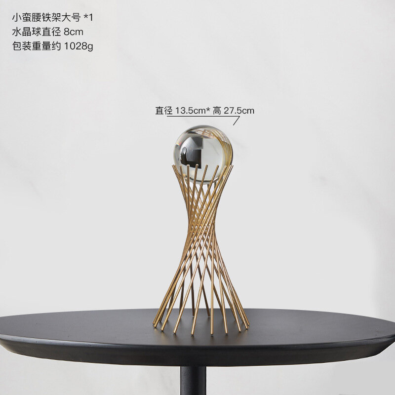 ⭐Креативный скандинавский светлый люксовый хрустальный шар, современный декор для гостиной, ТВ-шкафа, прихожей, винного шкафа, европейский стиль домашнего декора⭐