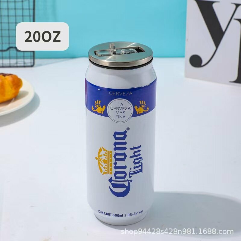 Автомобильная кружка в форме банки Coca-Cola, 480 мл.