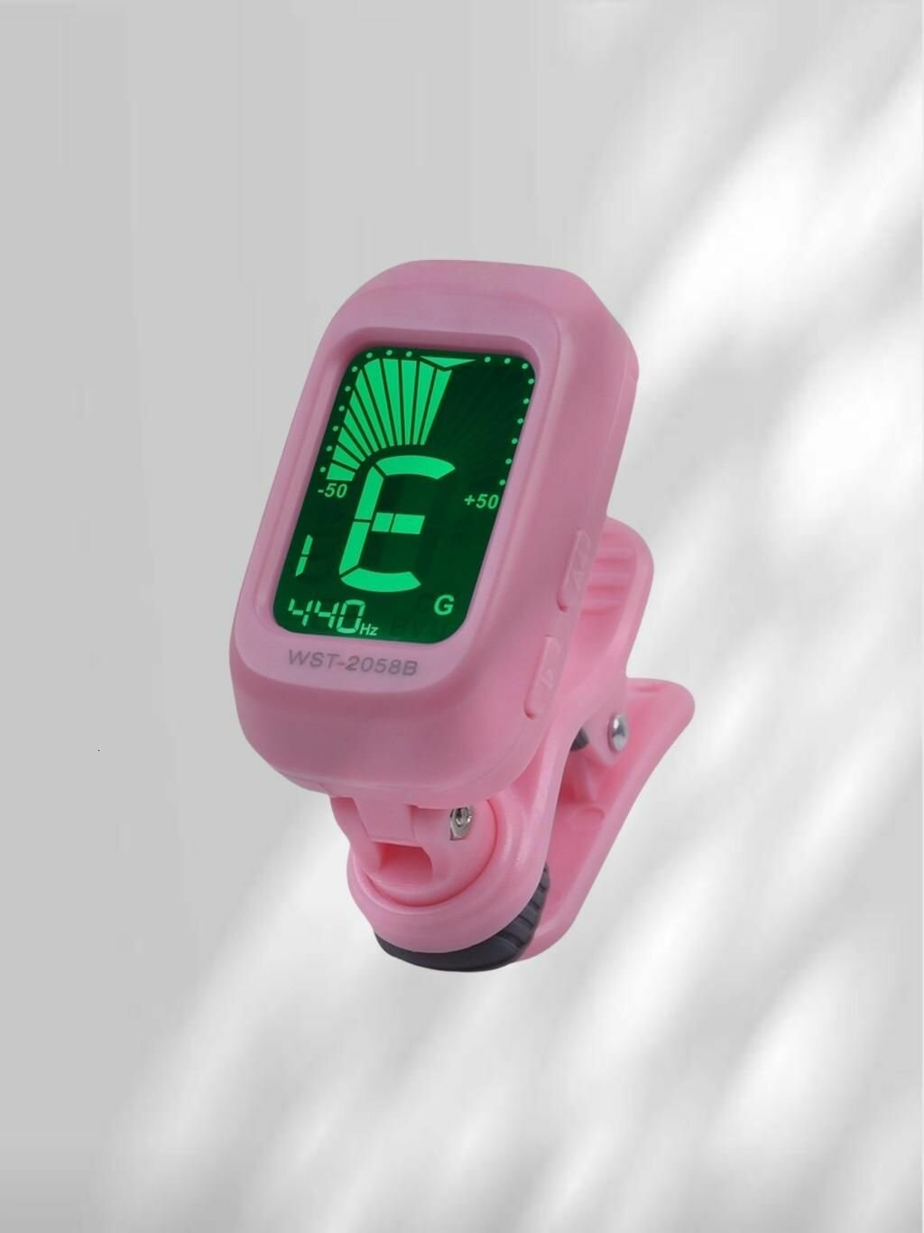 Компактный портативный тюнер для гитары, Розовый