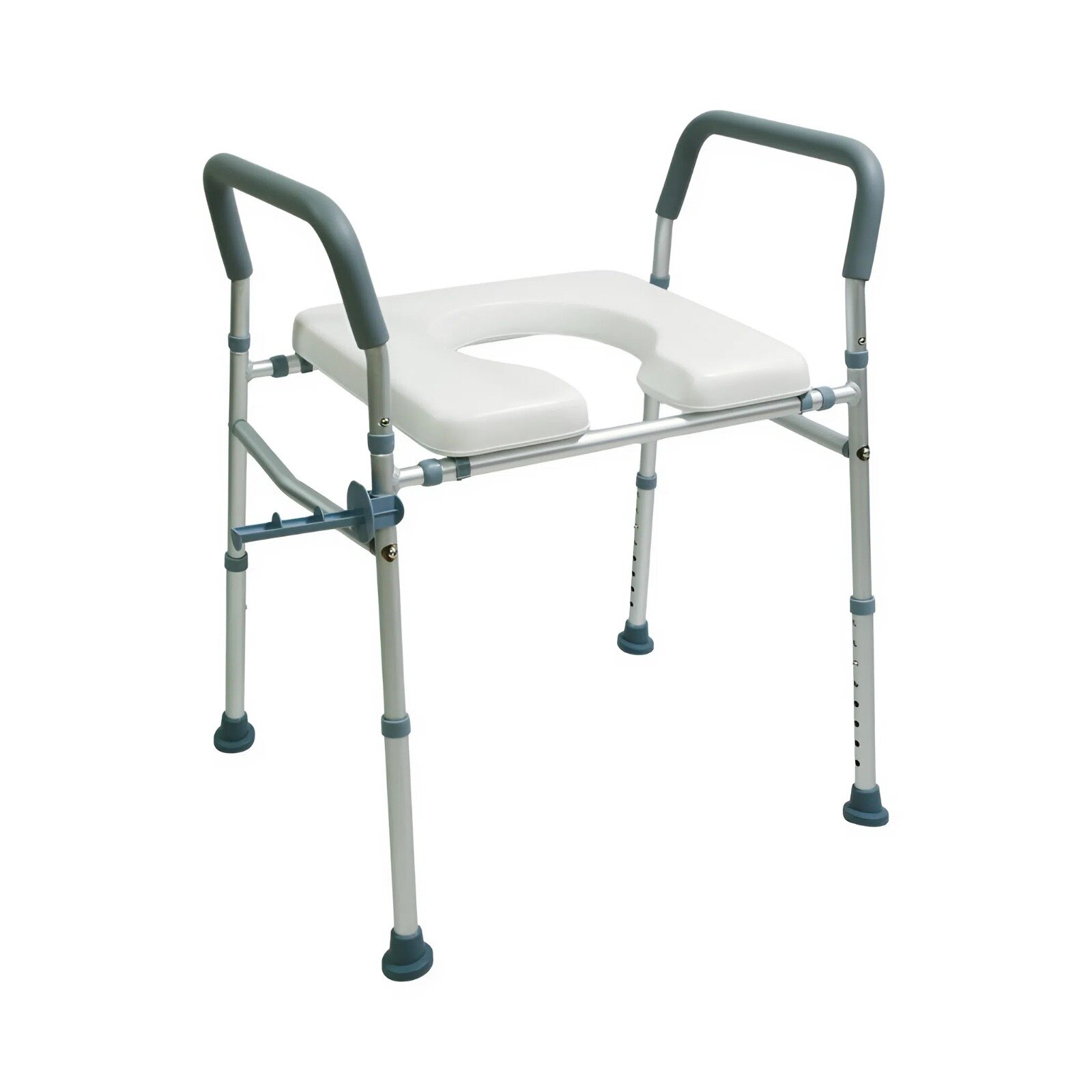 Насадка на унитаз с поручнями Mega 705 Мега-Оптим для установки над унитазо