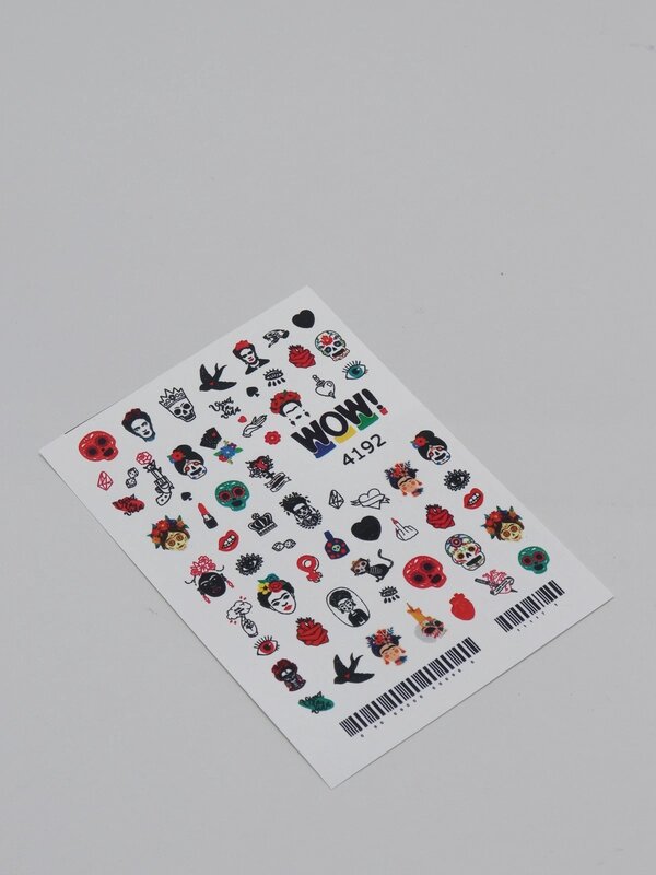 Наклейки для ногтей, слайдеры для маникюра и педикюра. Фрида