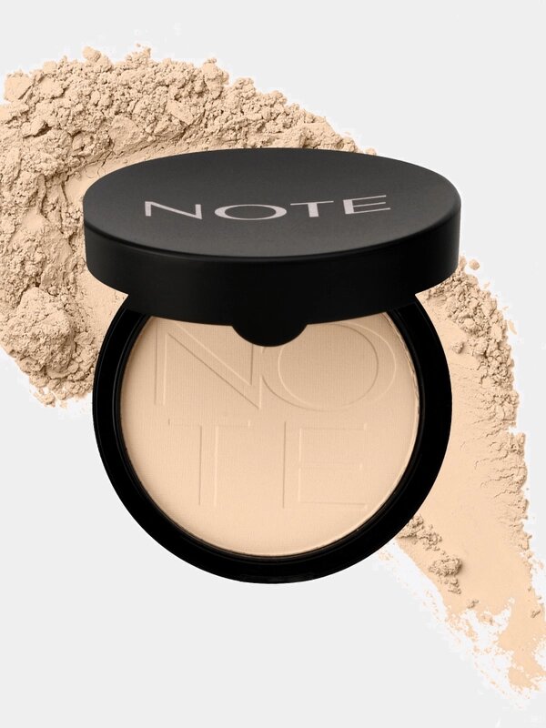 Компактная пудра NOTE Cosmetique luminous silk compact powder с эффектом сияния