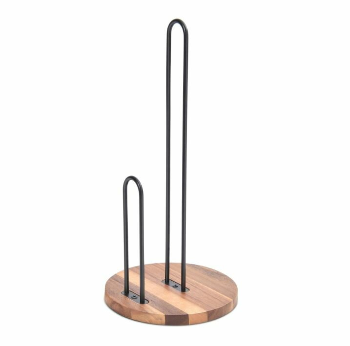 Держатель для бумажного полотенца KITRO Acacia&black