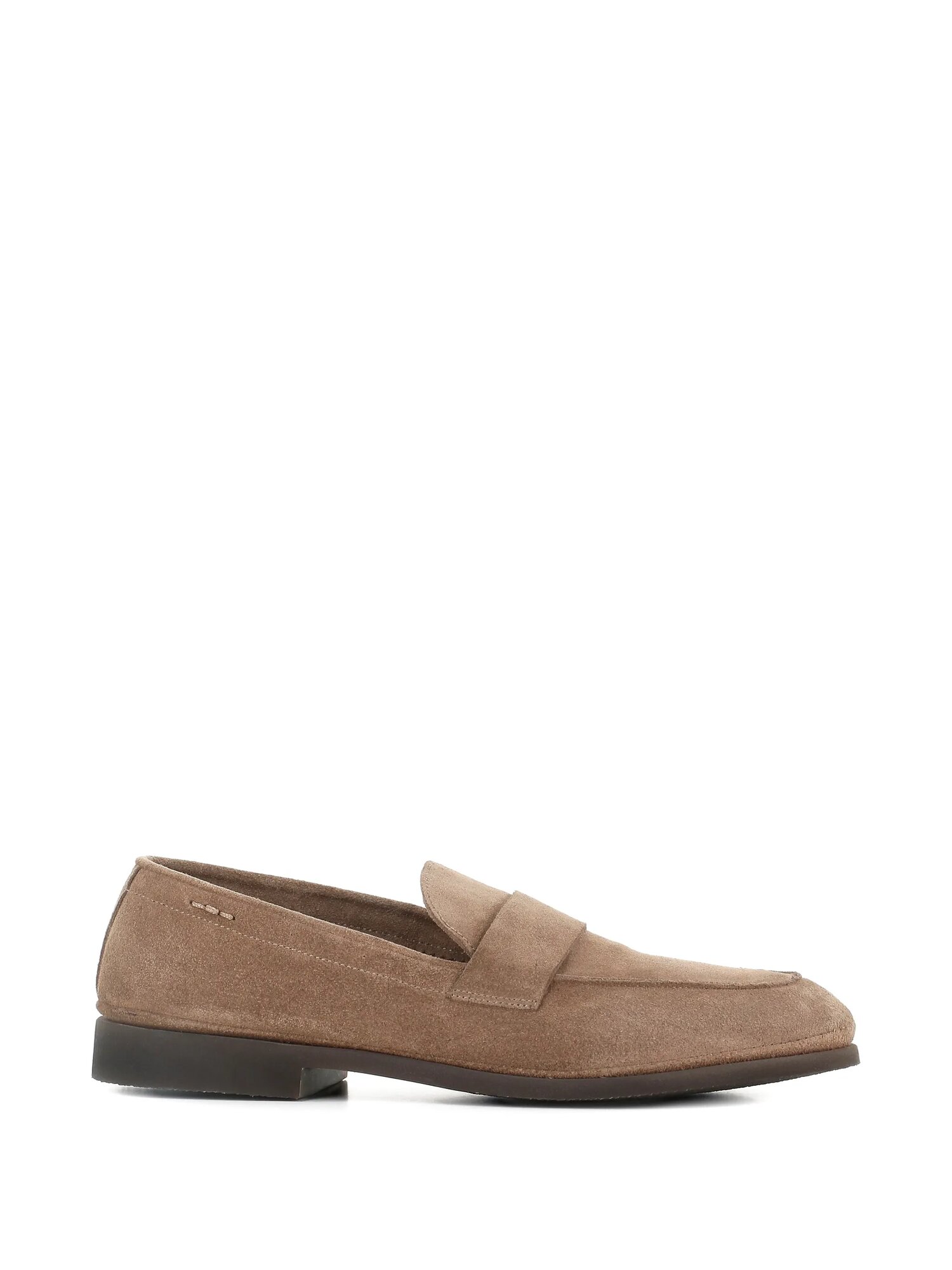 Лоферы Strap suede loafers