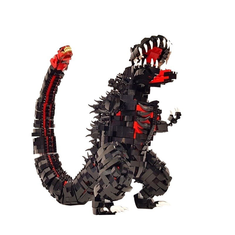 MOC строительный блок игрушечный набор подарок Годзилла 2 Король монстров Годзилла Красный Лотос
