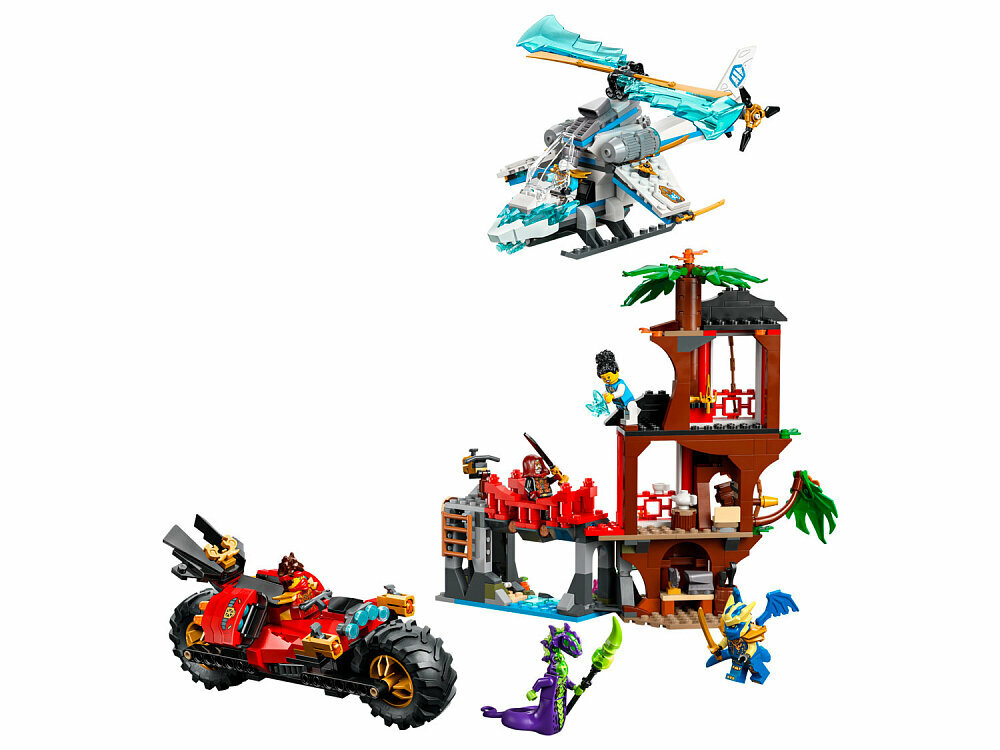 Конструктор LEGO Ninjago 71857 Конструктор Битва ниндзя у домика на дереве