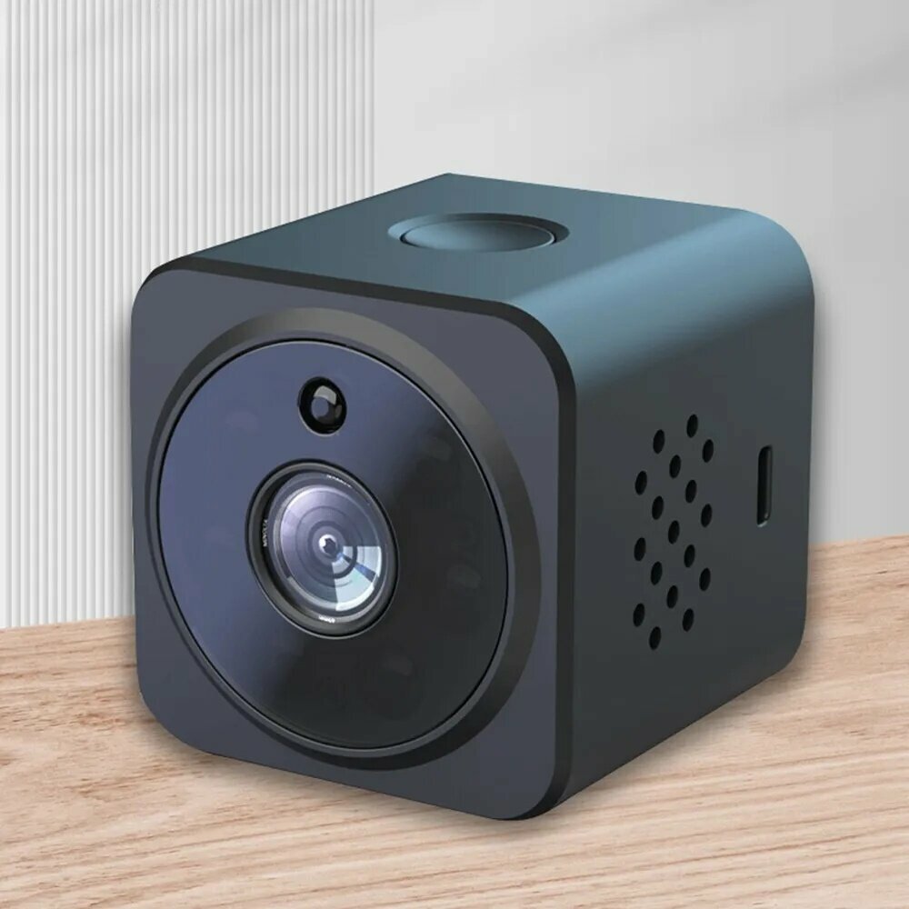Бесплатная камера ночного видения с разрешением 1080p Wi-Fi для регулируемой камеры безопасности