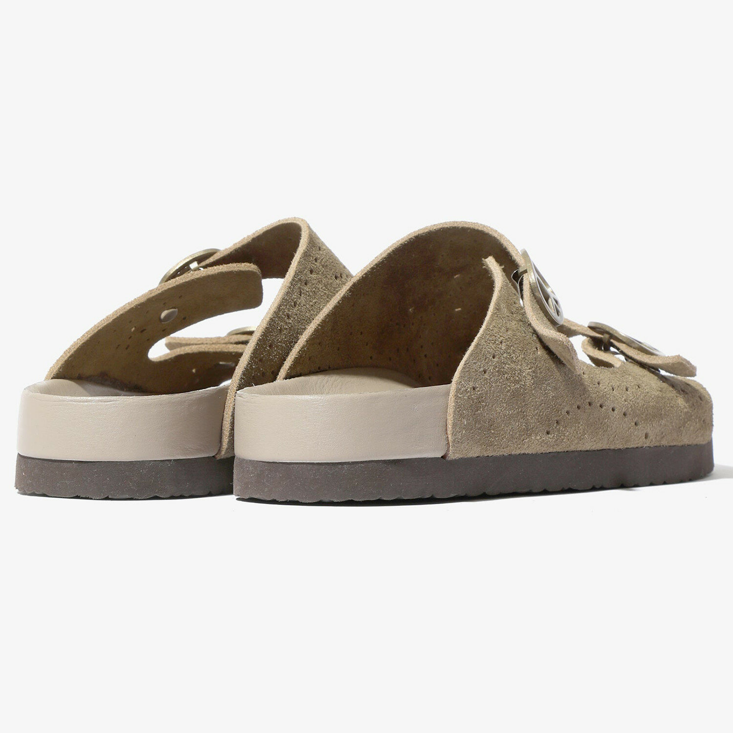 Сандалии Needles САНДАЛИИ NEEDLES DOUBLE STRAP SANDAL, размер 9, taupe — фото 1