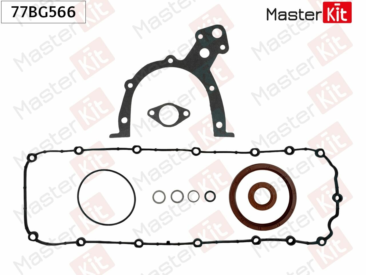 Комплект прокладок блок-картер двигателя Opel ASTRA, F T92 X 14 XE MasterKit 77BG566