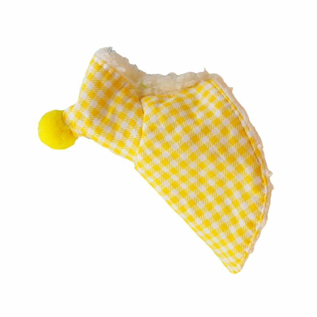 Клетчатый плащ для птиц-желтый-L