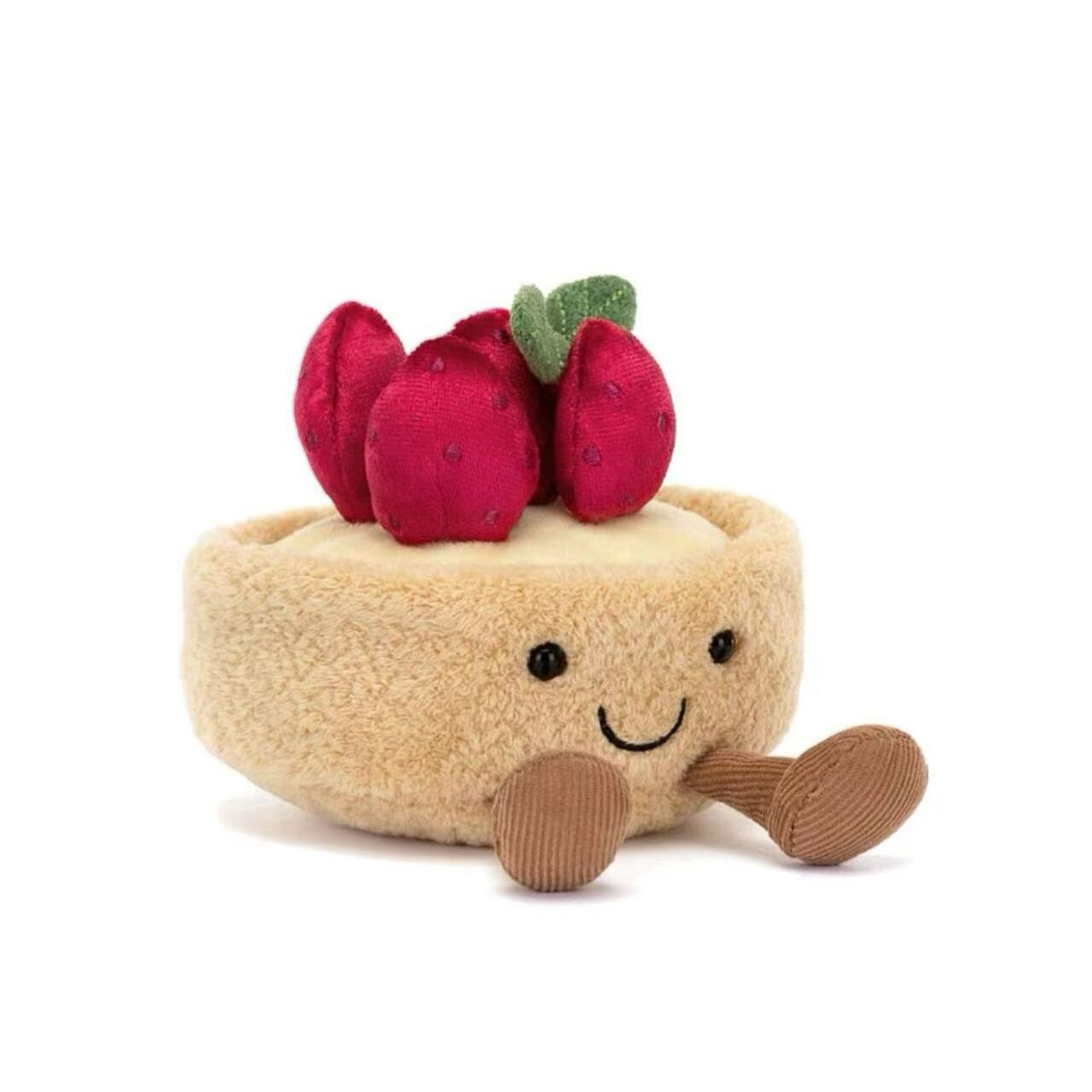 Плюшевая игрушка Jellycat Cake, клубничный торт, плюшевая кукла, подарок на детский день рождения, реквизит для фото