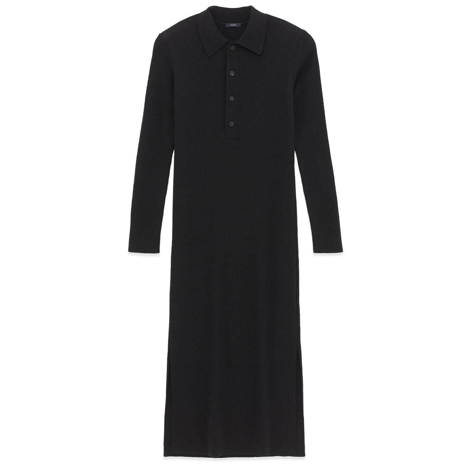 Платье ПЛАТЬЕ YLEVE HIGH TWIST FINE WOOL KN OP