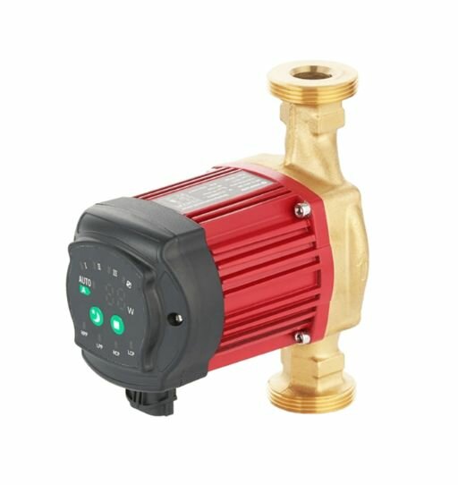 Циркуляционный насос LPA 25-60 B латунь 180 мм, 50 Вт, 6 м, 3.6 м3/час, 220В, энергоэффективный, с частотником, Unipump 48140