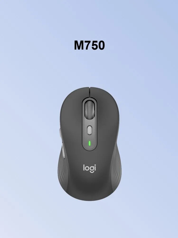 Logitech Мышь беспроводная M750, черный