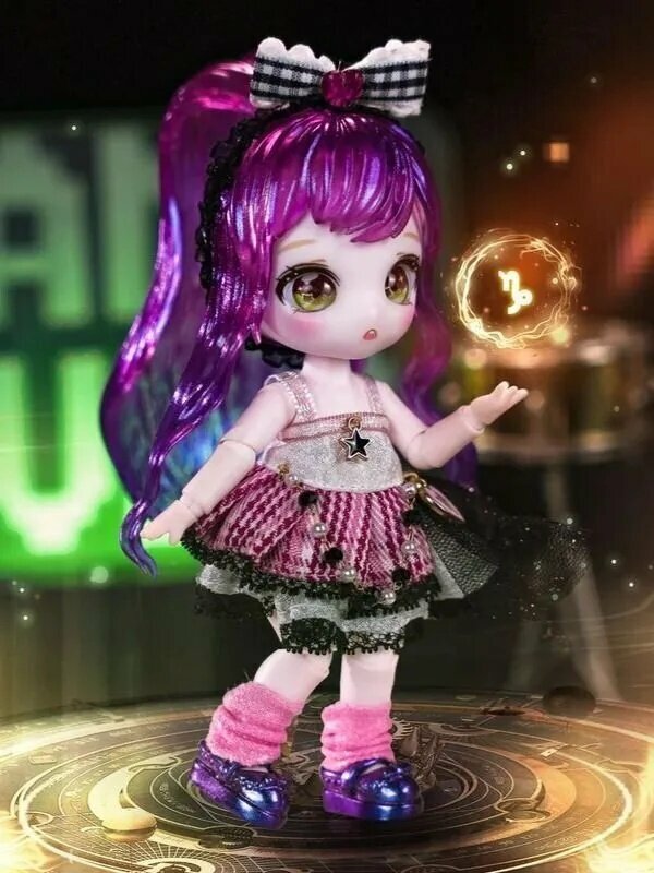 Кукла BJD 1/12 шарнирная Maytree OB11 аниме с одеждой и аксессуарами.(Capricorn)