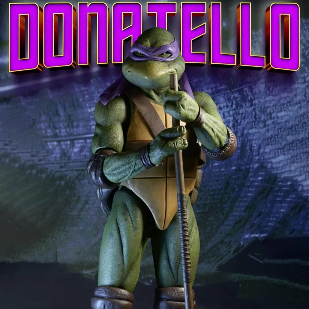 Экшен-фигурка Teenage Mutant Ninja Turtles / Черепашка ниндзя Донателло 1990г 18см