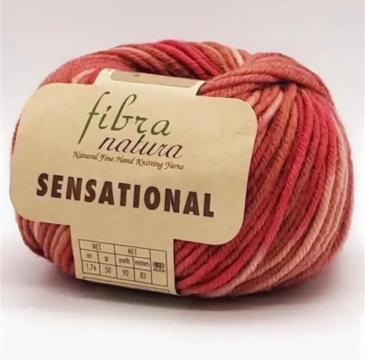 Fibra natura sensational 40852;100%мериносовая шерсть;50гр83м