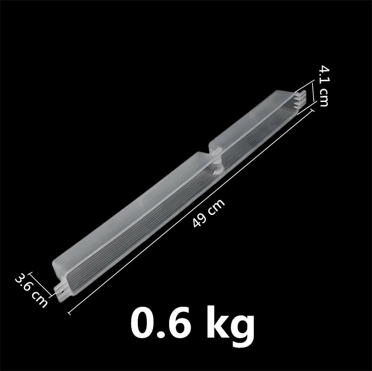 Пластиковая кормушка для пчел 0.6/0.75/1.5 кг, инструменты для пчеловодства, поилка для пчел, глубокая подвесная кормушка для улья, прозрачная/белая, 10 шт.