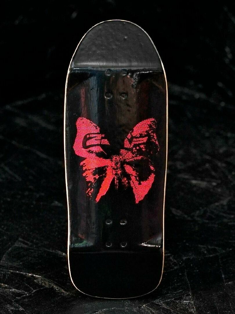 Дека для фингерборда ZZAP Butterfly Cruiser Real Wear 36 x 96 мм low concave