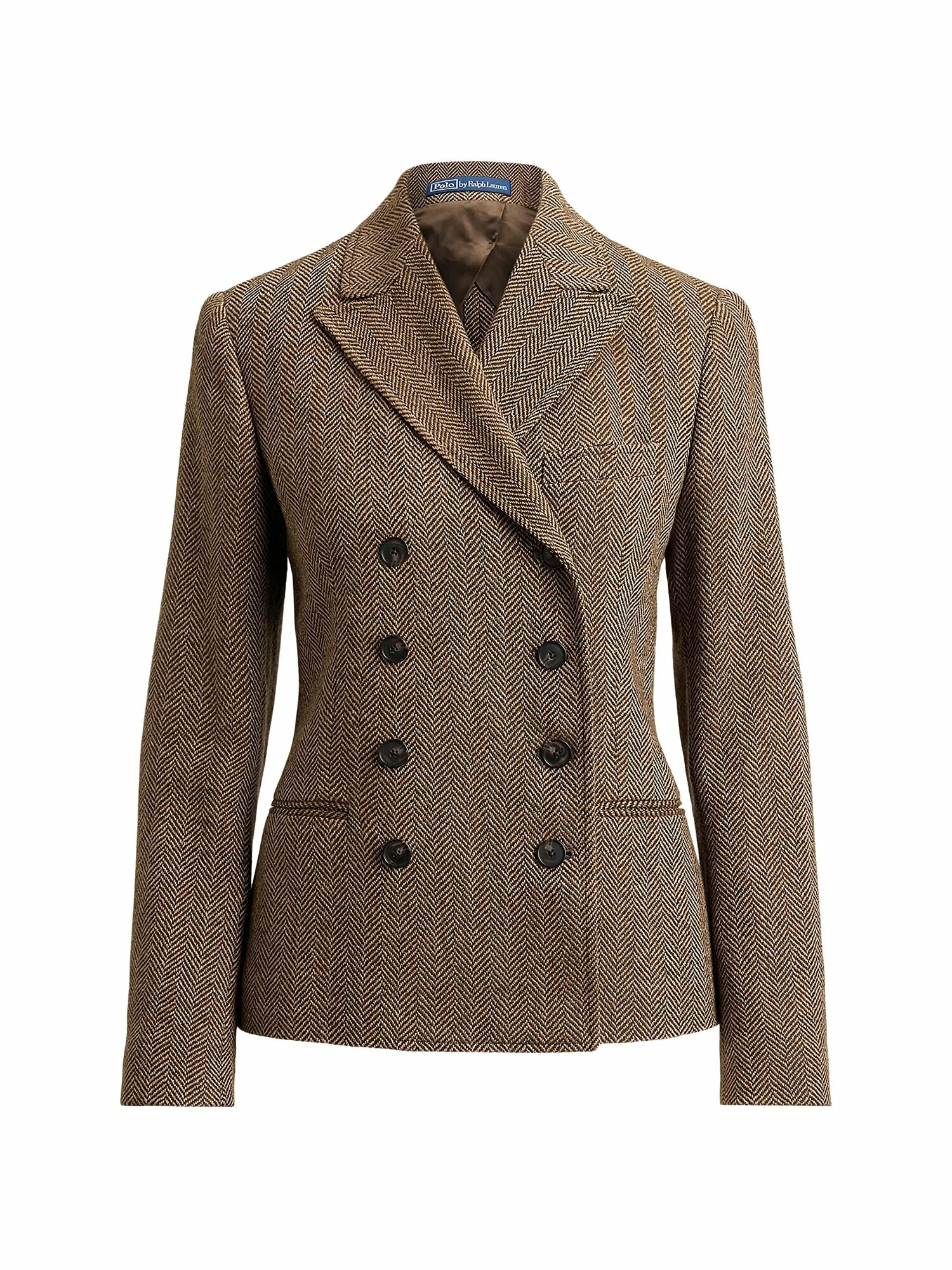 Пиджак Herringbone double-breasted blazer