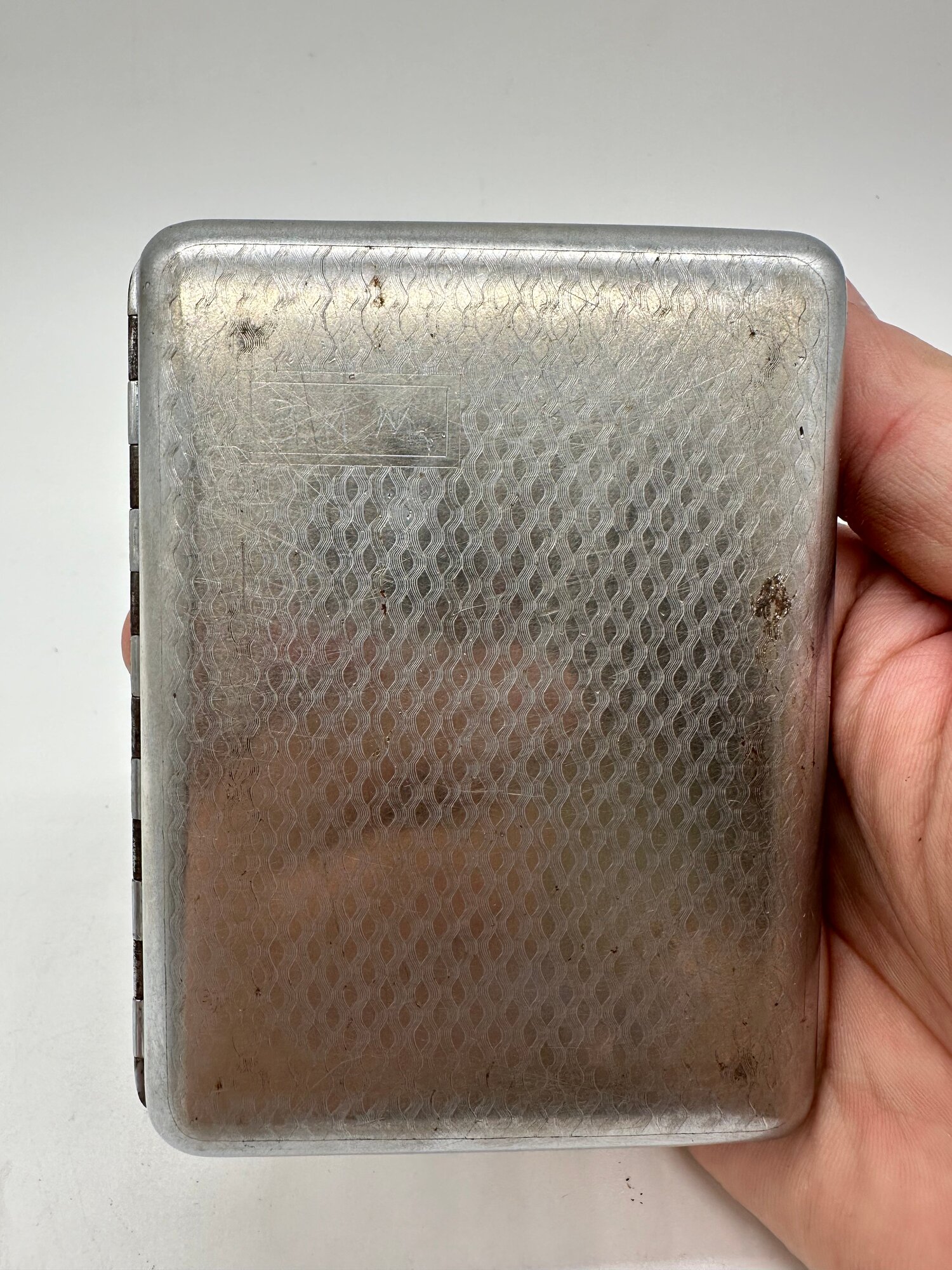 Портсигар Винтажный металлический ссср 1960 годы коллекционный