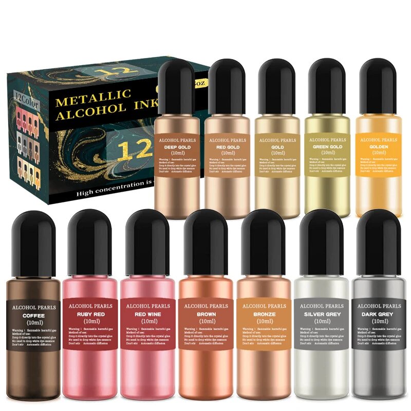 Набор пигментов для эпоксидной смолы 16 цветов SET 13