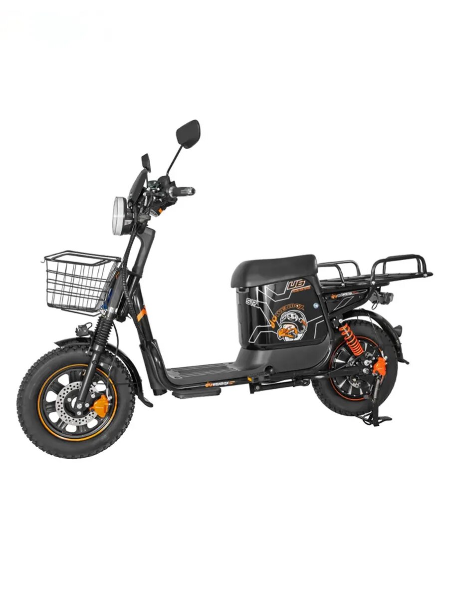 Электровелосипед Wenbox U6 1200W, 60V/30Ah большой АКБ LiFePO4