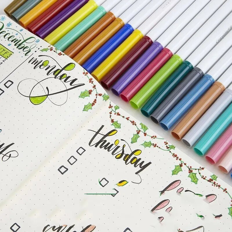 Crayola Super Tips Набор цветных карандашей для рисования, 100 цветов, в картонной упаковке — фото 1