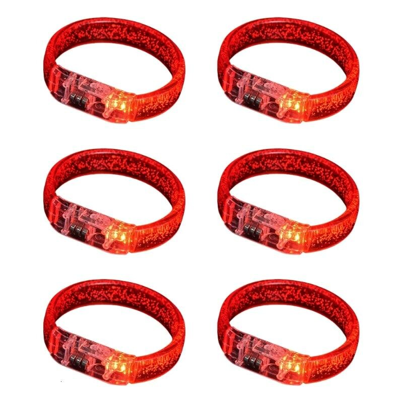 Светящиеся браслеты LED для детей, красный