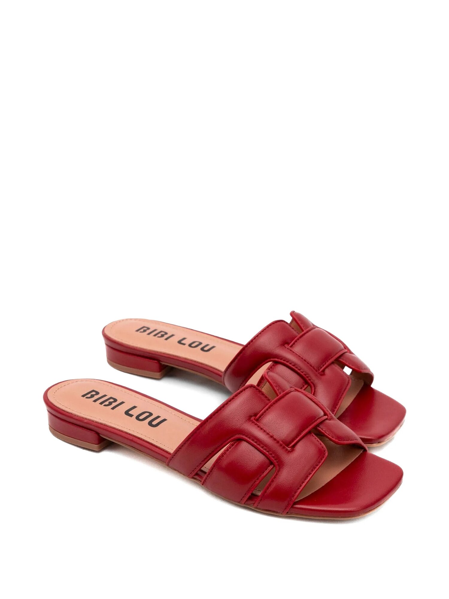 Босоножки Bibi Lou Holly interwoven-strap sandals, размер 37, красный — фото 1