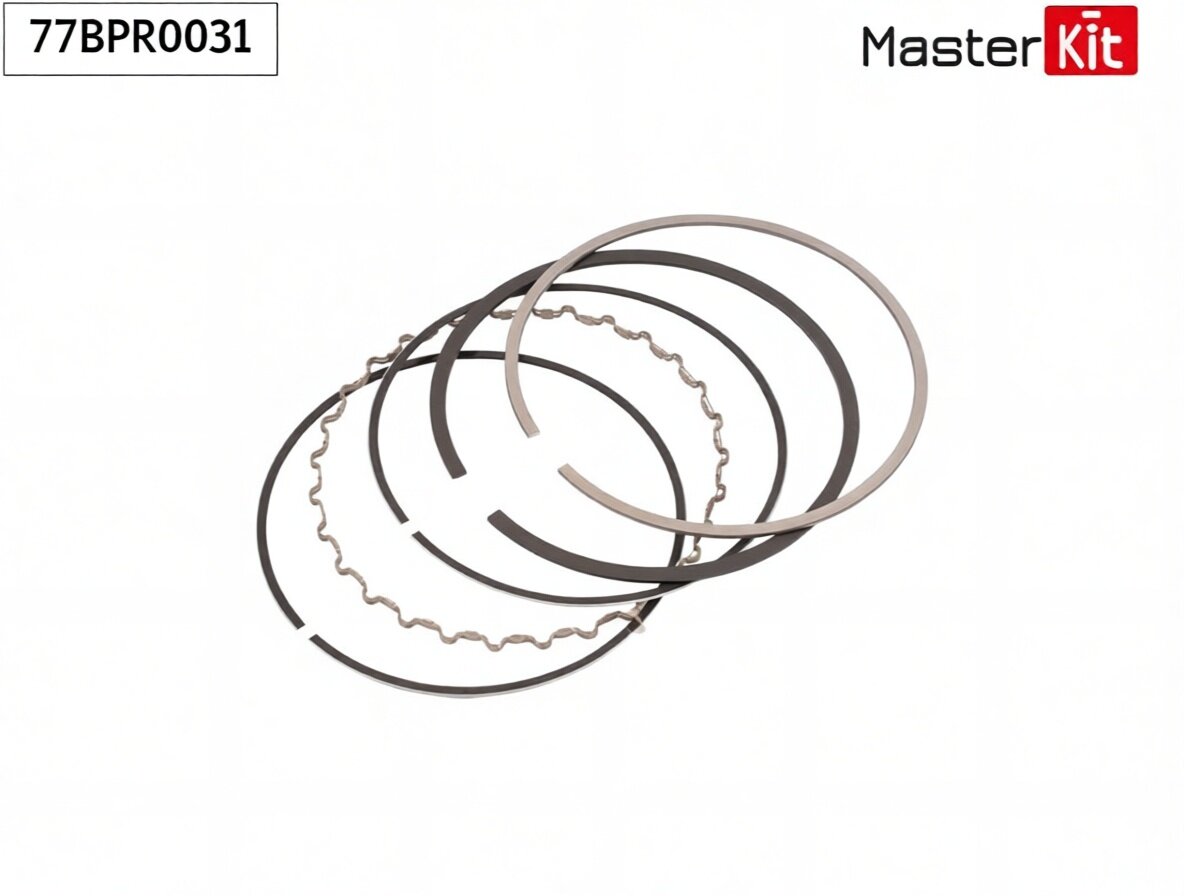 Кольца поршневые (к-т на 1 поршень) (0,5) TOYOTA 1ZZ-FE/3ZZ-FE 77BPR0031 MasterKit арт. 77BPR0031