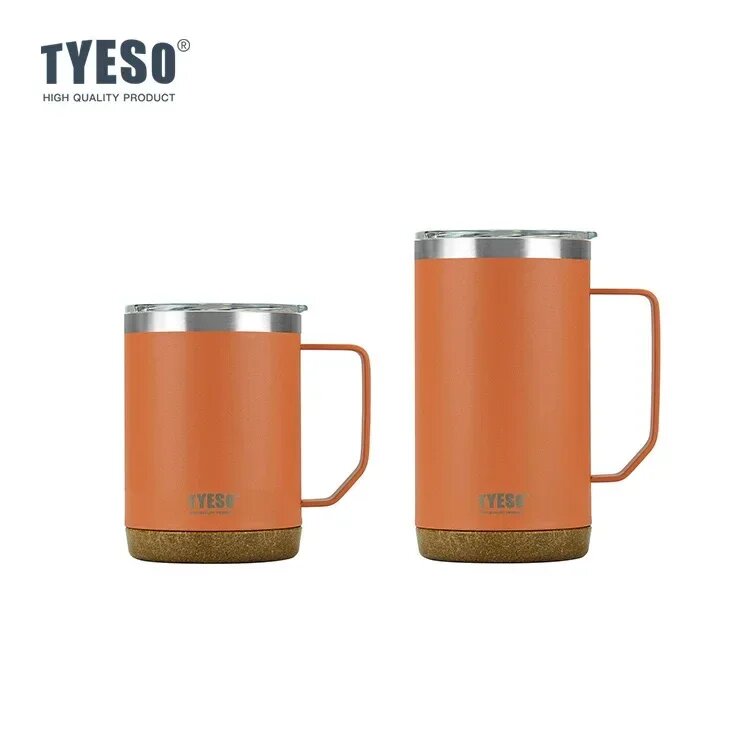 Tyeso вакуумная кружка из нержавеющей стали 530/710 мл 530ML, Оранжевый, Orange