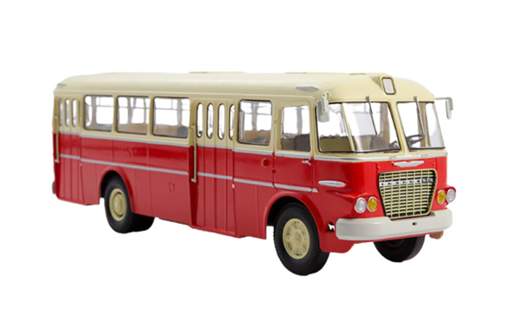 Модель коллекционная SOVA Икарус ikarus 620 красный/желтый