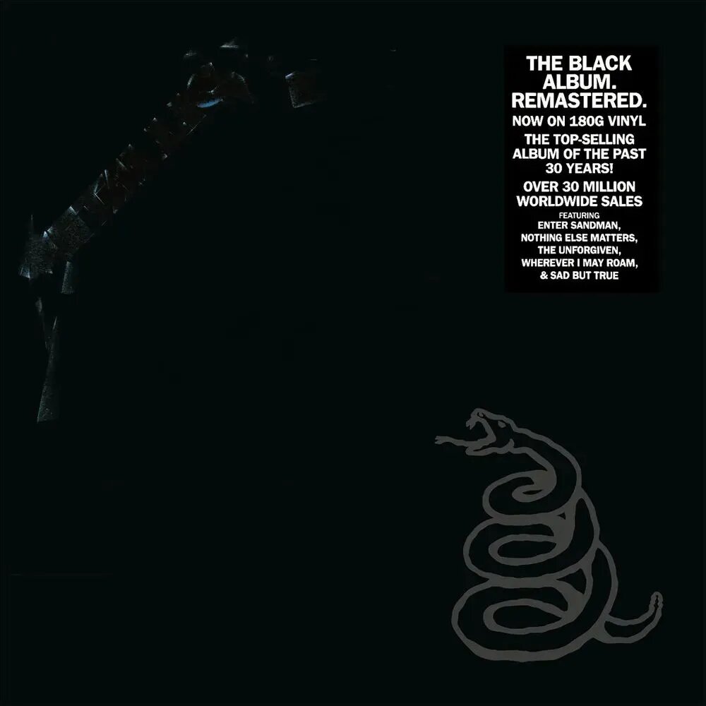 Виниловая пластинка Metallica. The Black Album (2LP), vinyl