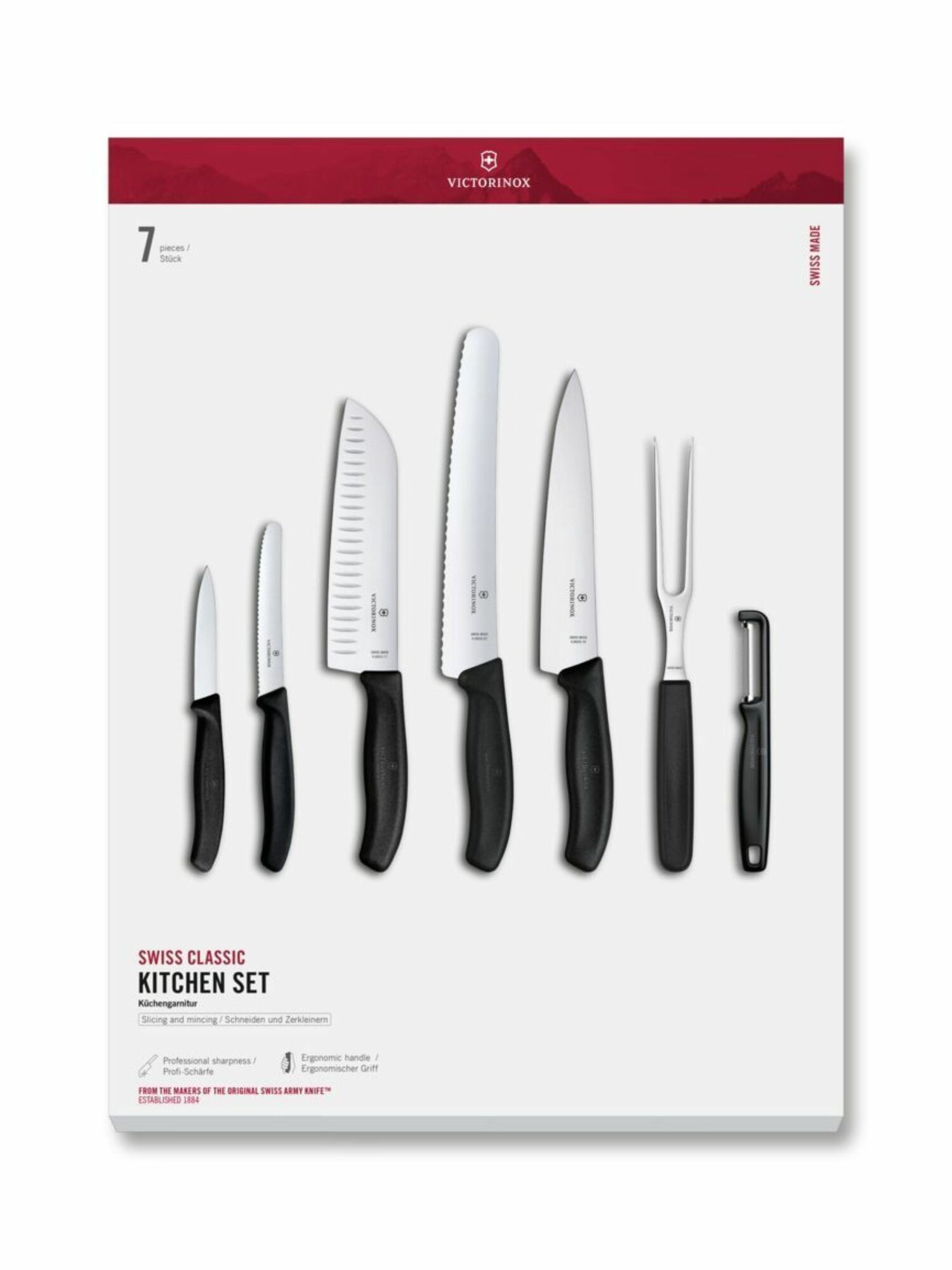 Кухонный набор Victorinox Swiss Classic Kitchen Set 6.7133.71G