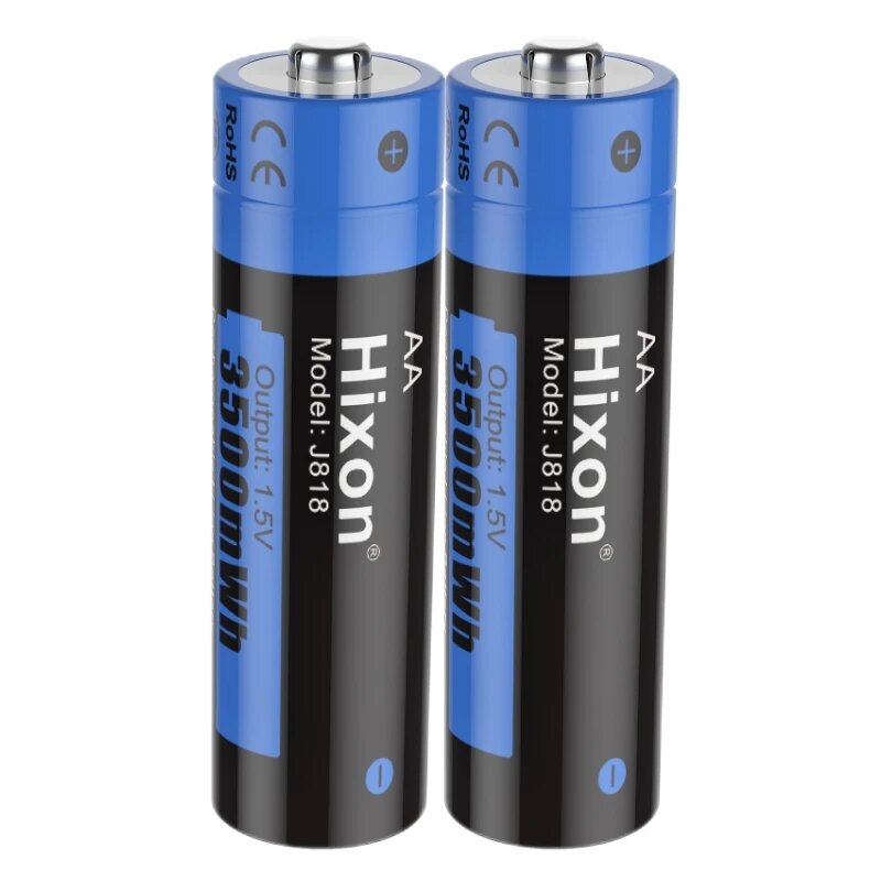 Hixon литий-ионная перезаряжаемая батарея AA 3500 мВтч 2pc battery