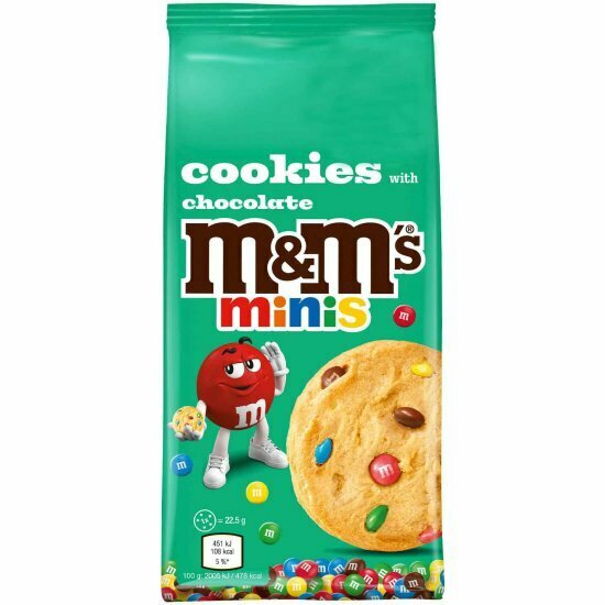 Печенье Mars M&M's minis cookies with chocolate мини с шоколадом 180 г