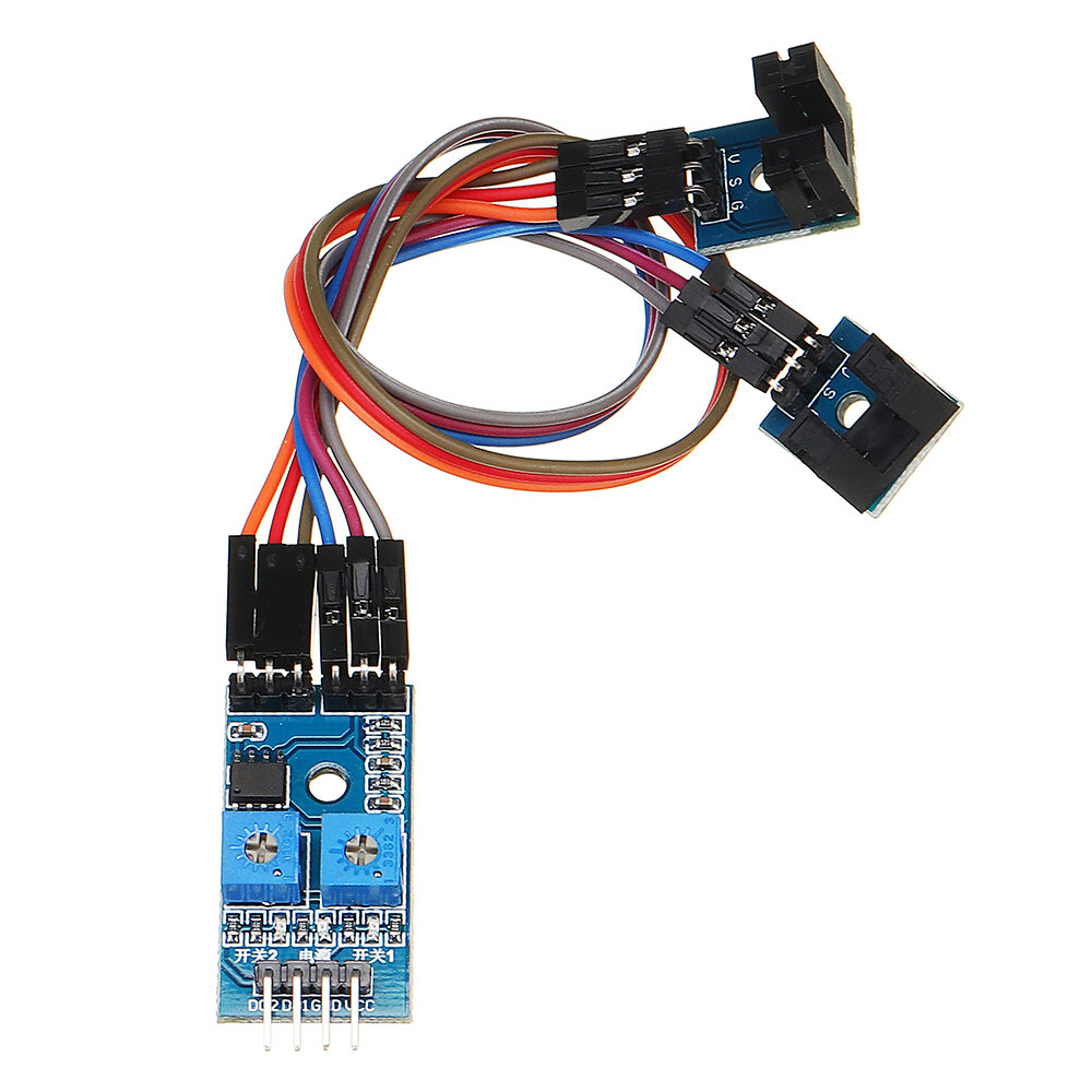 Инструмент 2-канальный модуль датчика скорости счетный контроллер скорости двигателя измерительный слотовый модуль оптопары