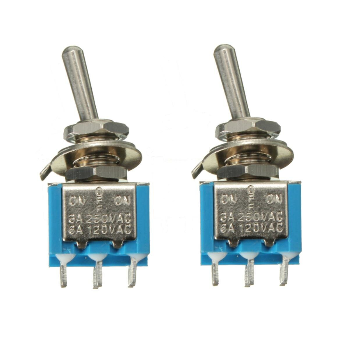 【Бесплатная доставка + Горячая сделка】Мини-переключатель 6-контактный 3-позиционный DPDT ВКЛ/выкл/ВКЛ CAR LOAT 3A 250VAC/6A 120VAC