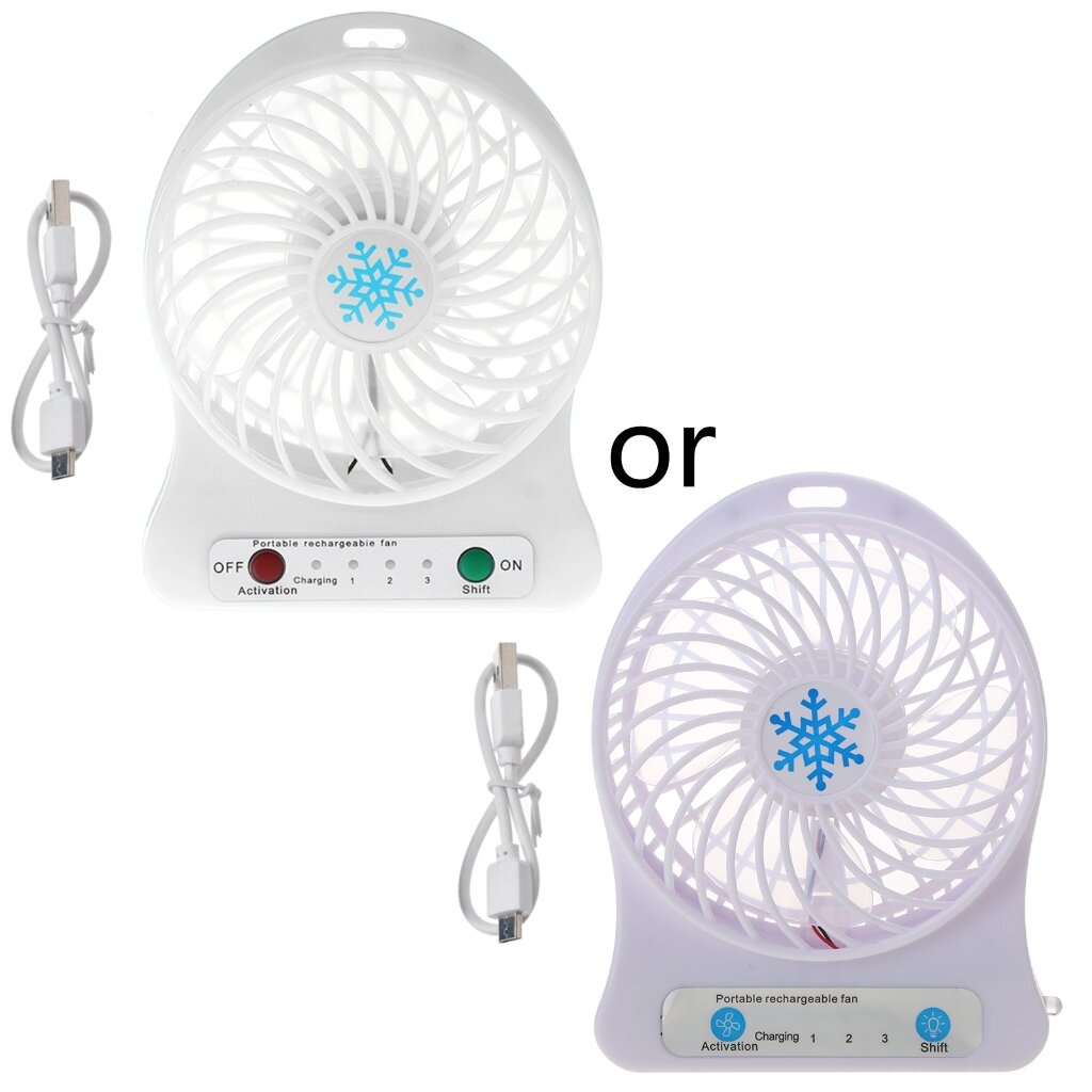 Настольный Вентилятор Mini USB Небольшой Настольный Настольный Тихий USB-Вентилятор для Внутреннего и Наружного использования