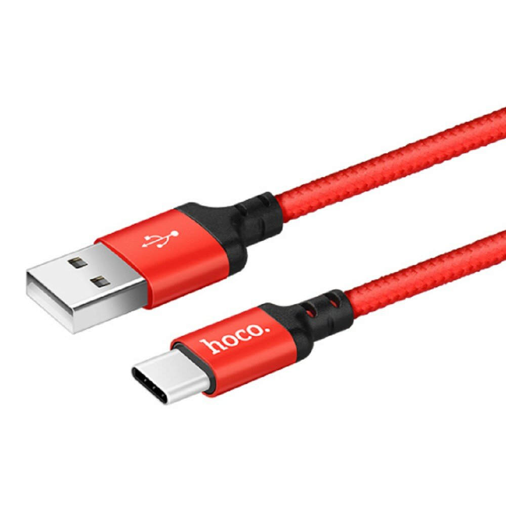 Кабель HOCO X14, красный (6957531062875) 1 м