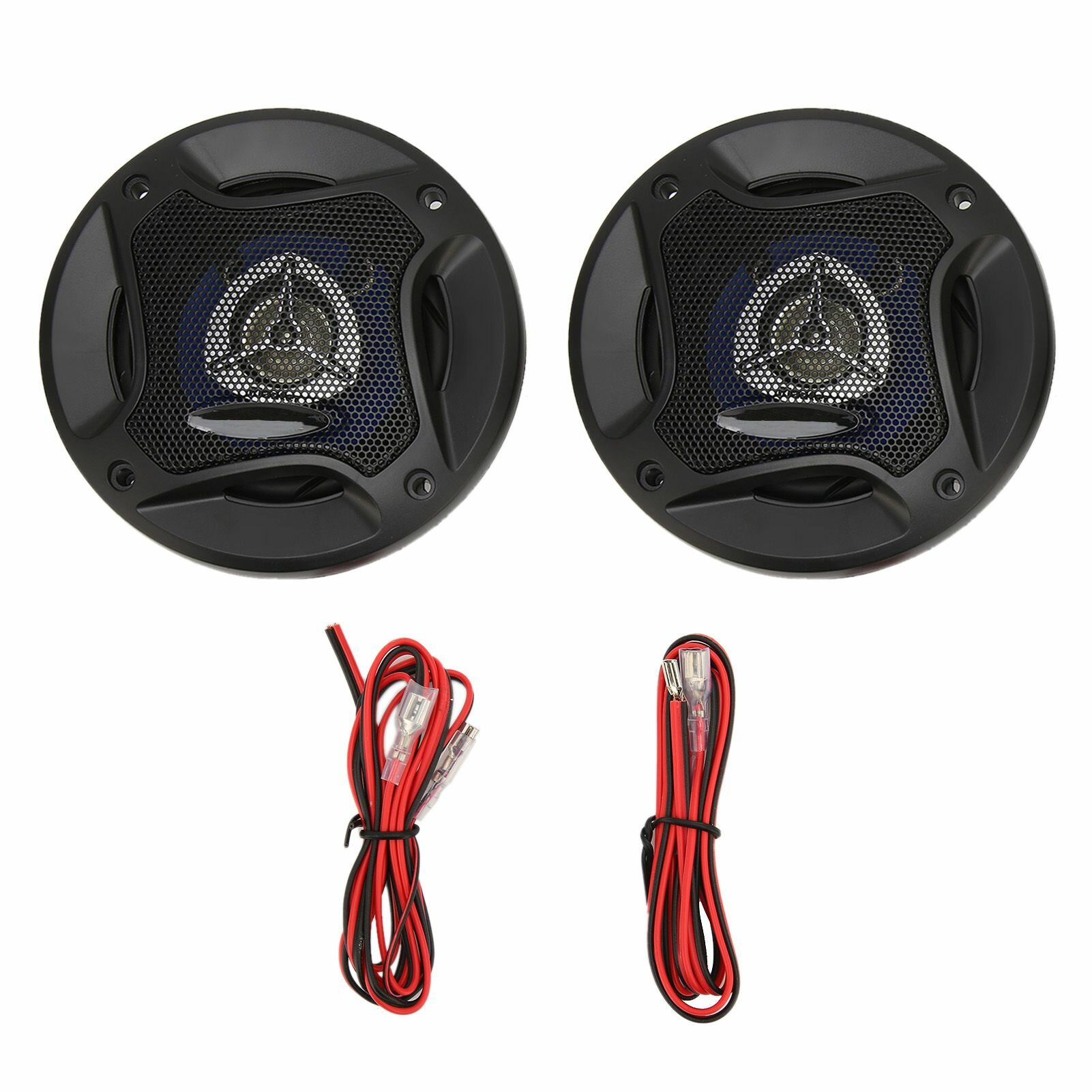 280 Вт полнодиапазонные басовые 4-дюймовые коаксиальные автомобильные динамики 2шт