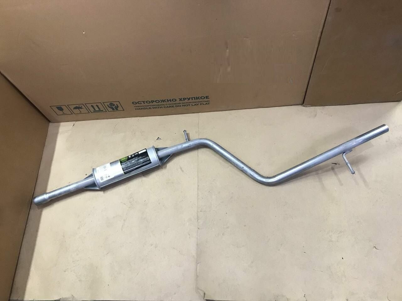 Резонатор глушителя K7M Евро-5 LADA Ларгус 1/2, Largus FL Cross