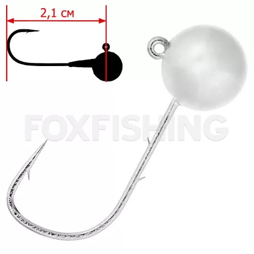 Джиг головки Grfish Вольфрам №2, 4 гр серебро 3 шт.