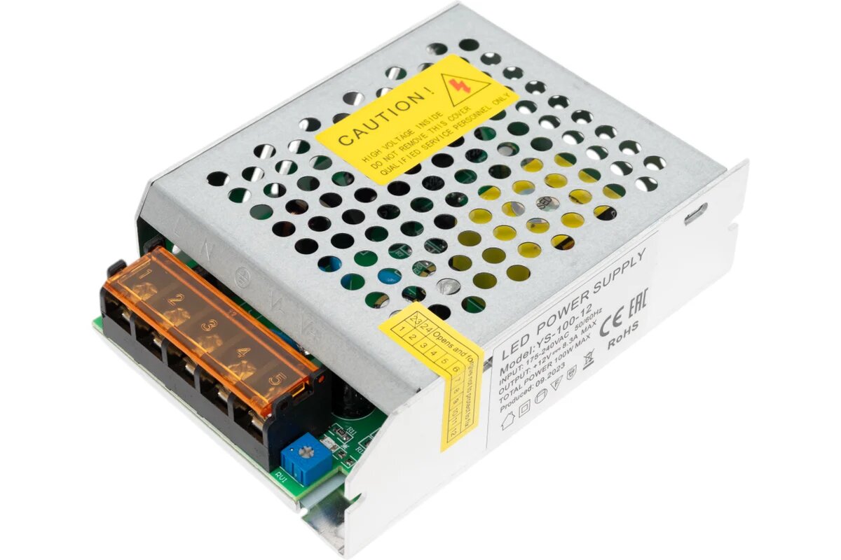 LEDS POWER Блок питания 100Вт 12В Standard 000794 для светодиодных систем освещения