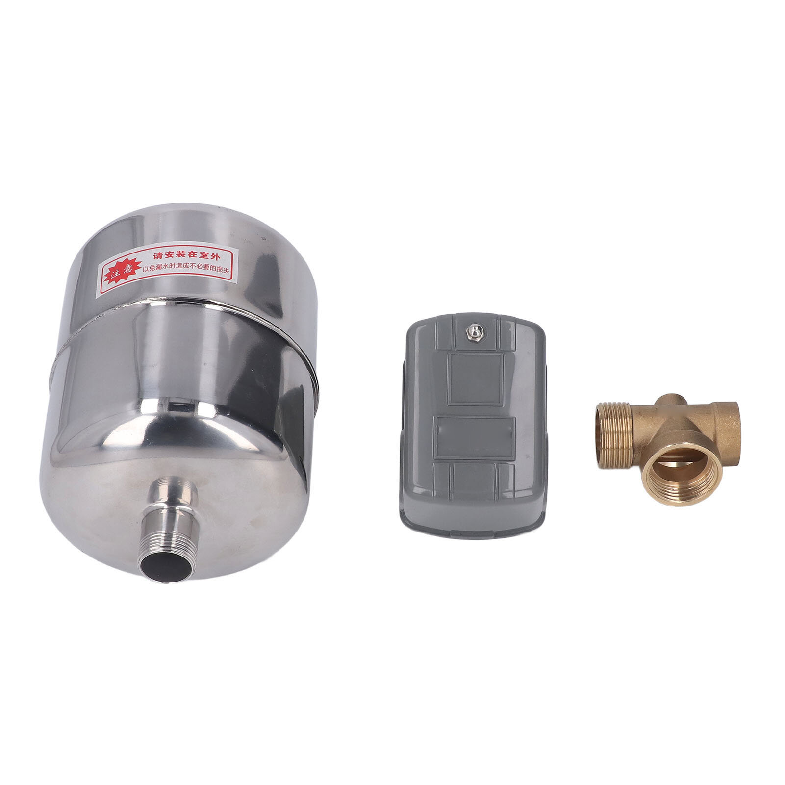 Реле регулирования давления водяного насоса, бак из нержавеющей стали, медный обратный клапан, комплект 110–230 В