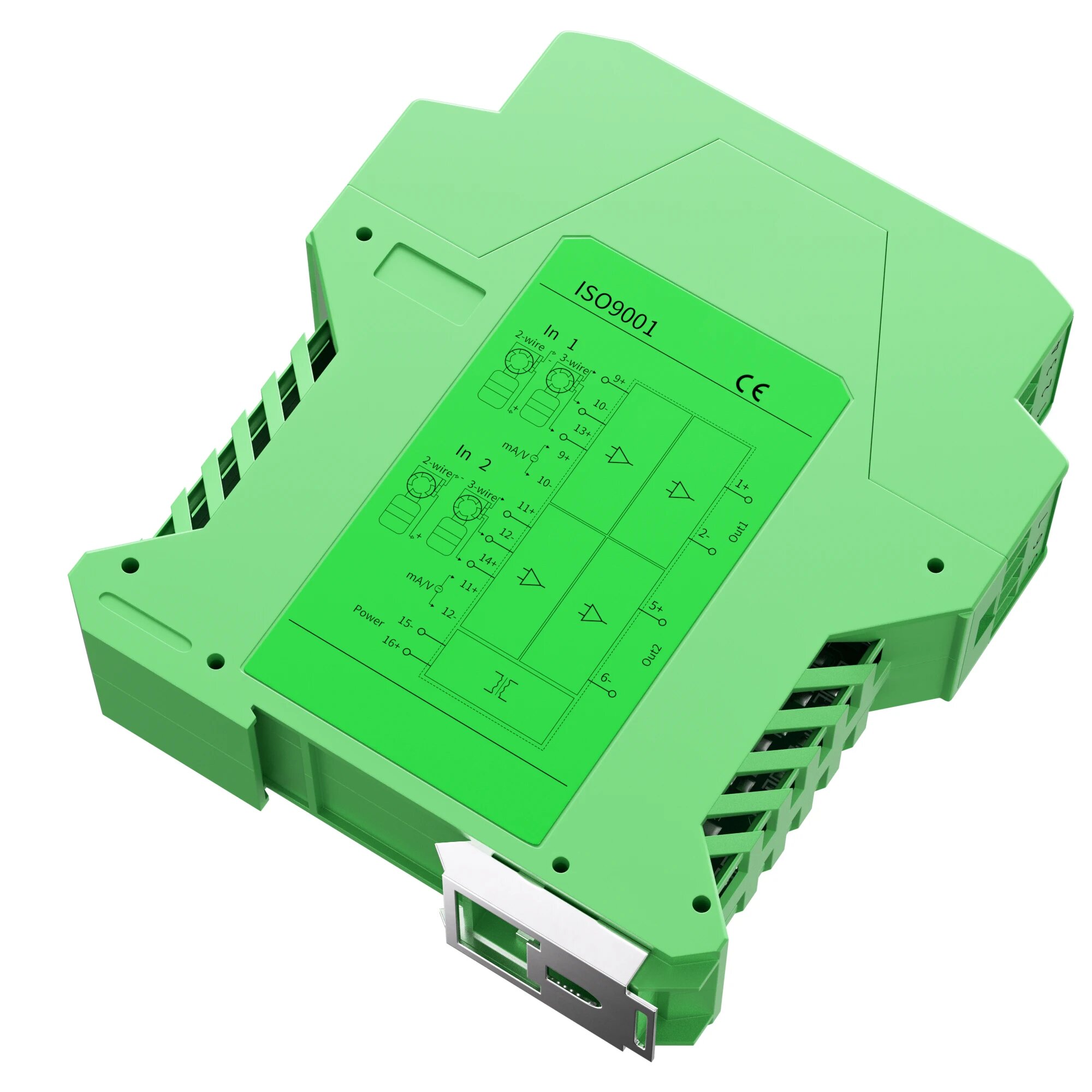 Изолятор сигнала GLG 4-20 мА 0-20 мА 0-20mA Output, 0-20mA Input, 2 In 2 Out, AC 220V