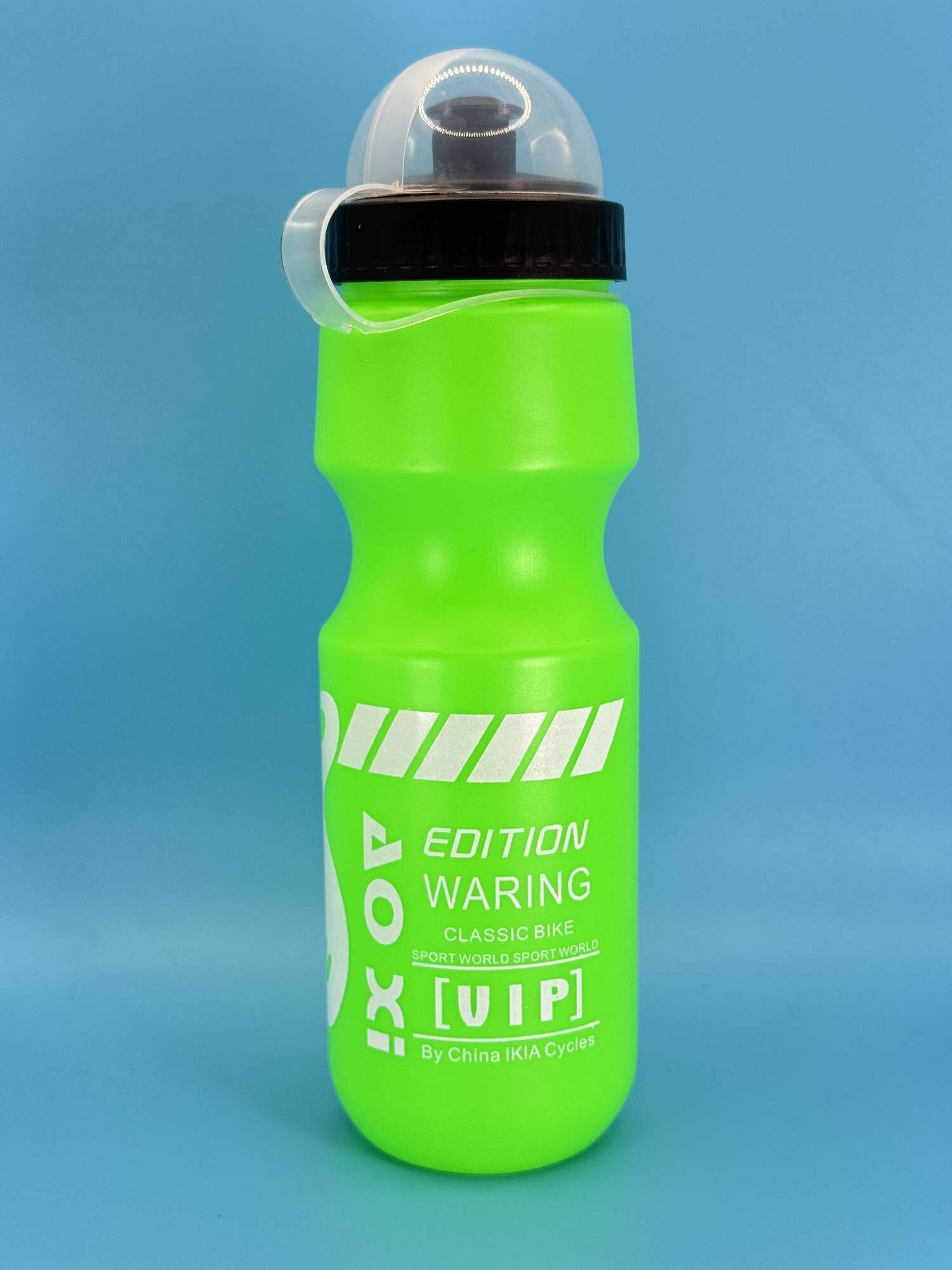 Бутылка фляга для воды на велосипед 600мл Зеленая