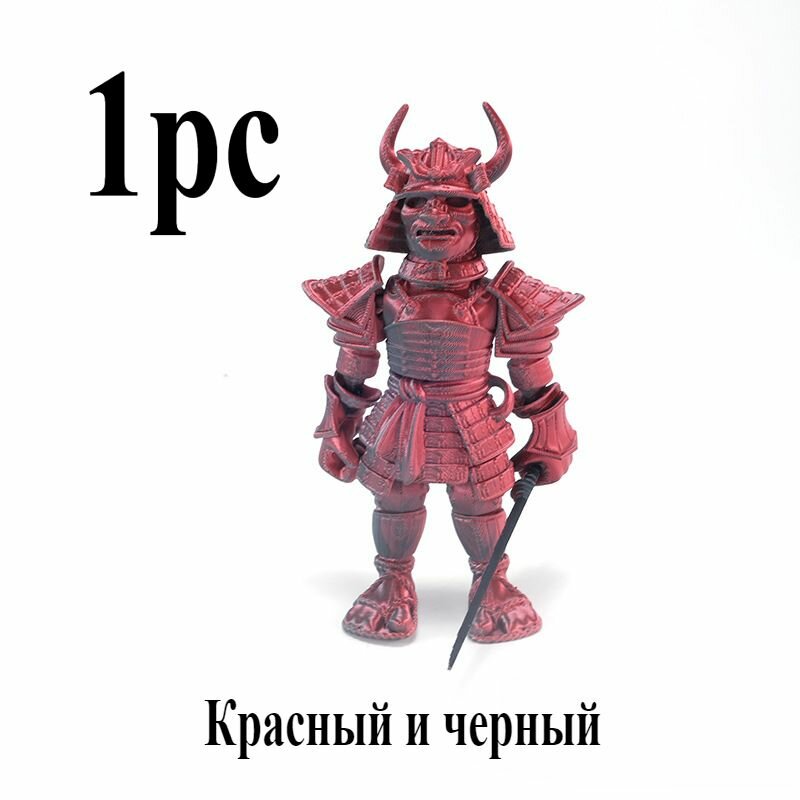 1шт вытягаемая статуэтка самурая, подходящая для использования в качестве украшения рабочего стола