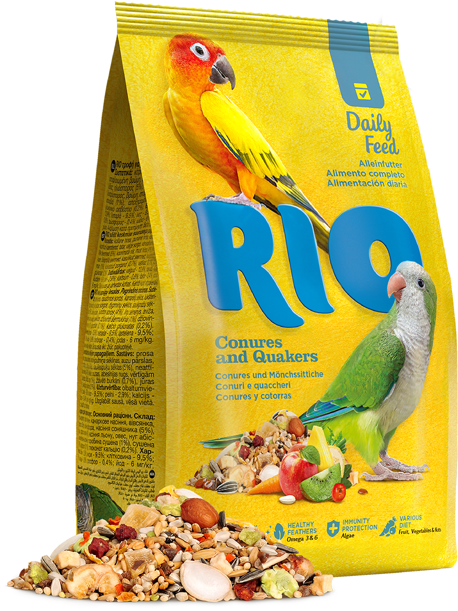 Корм Rio для аратинг и квакеров , 1 кг